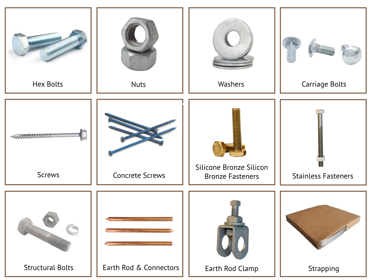 United Power Line Co. | Hardware & Accessories | Fasteners